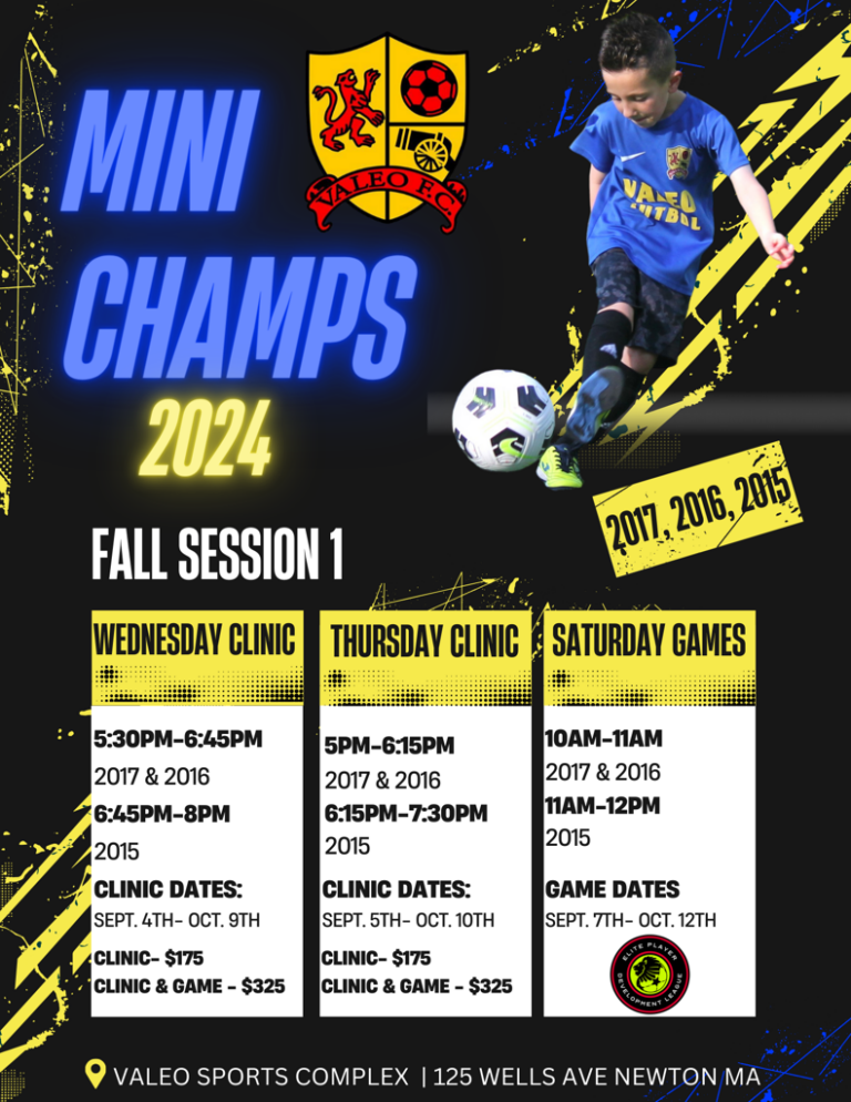 Valeo Futbol Club - Mini-Champs | Ages 7-10